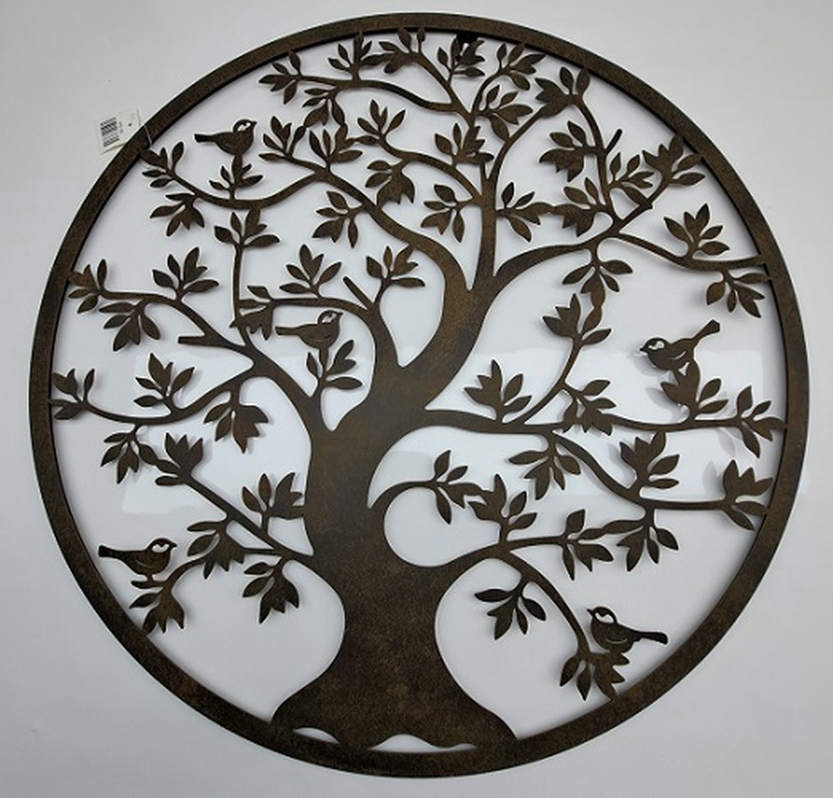 Denza - Levensboom Tree of Life HS92 wanddecoratie Rond Industrieel ...