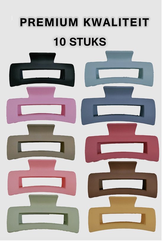 bol.com tip: Afecto super grote set van 10 haarclips! - extra kwaliteit - Haarclips... | bol