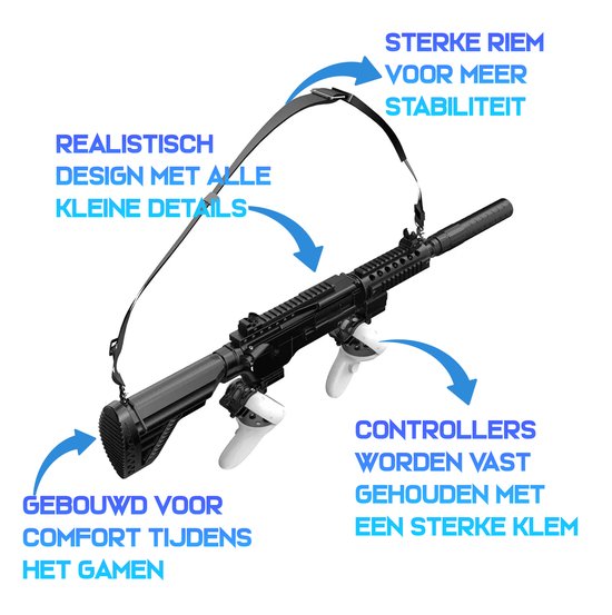 Oculus Quest 2 | VR Guns | VR Geweer | Virtual Reality | VR Wapen voor ...