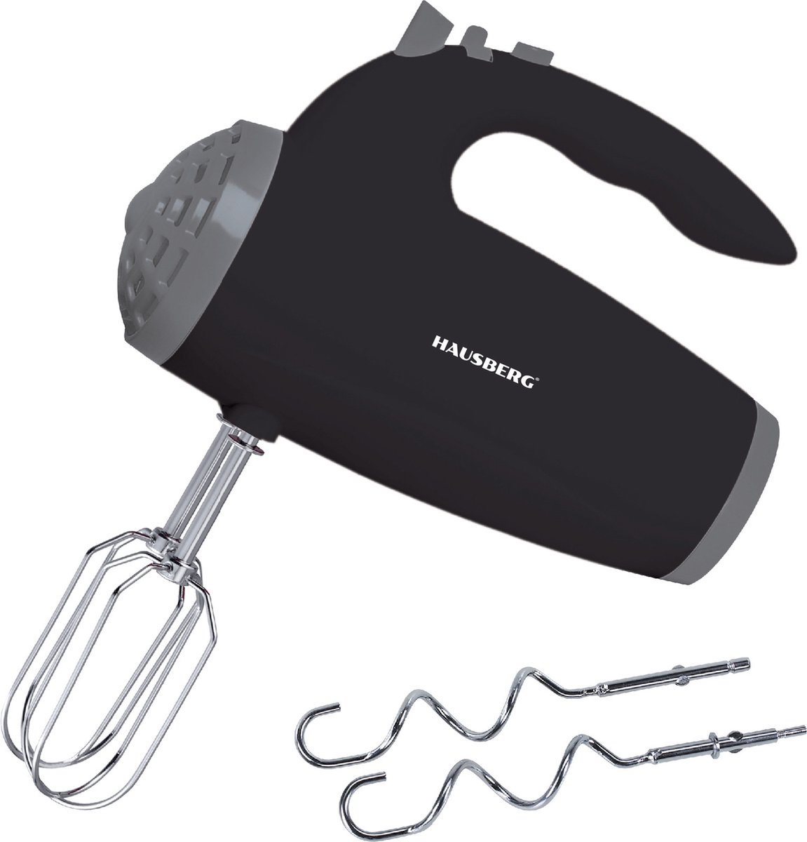 Hausberg - Mixer - Handmixer - 300W - Staafmixer - Zwart | bol.com