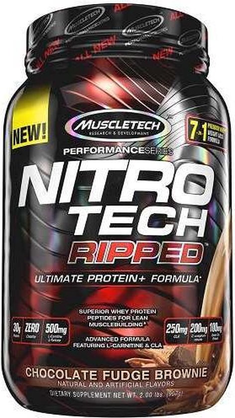 Nitro Tech Ripped 1816gr Vanille | bol.com
