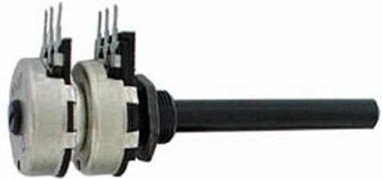 Potmeter - plastic 6mm 2x 10K Log - Per 1 stuks | bol.com
