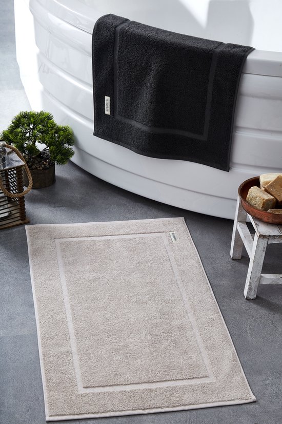 PandaHome Badkamermat - Badmat 50 x 80cm - Beige - Douchemat ...
