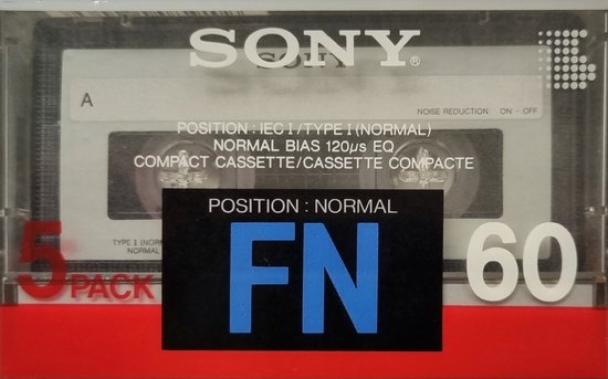 5-pack Sony FN60 Cassettebandjes | bol.com