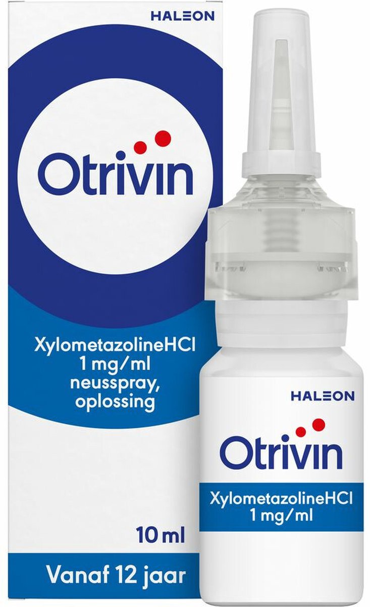 Otrivin 1 mg/ml Xylometazoline HCI Neusspray - 3 x 10 ml | bol.com