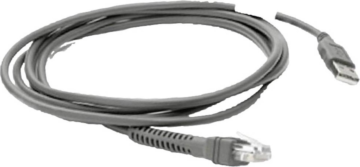 Zebra Cable for DS2208 USB-kabel voor scanner Zwart USB | bol.com