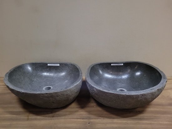 2 wasbakken uit 1 steen Twinset FL21751 | bol.com