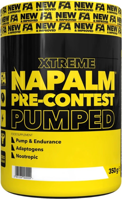 FA Xtreme Napalm - Pre-contest pumped - Pre workout - Muscle pump ...