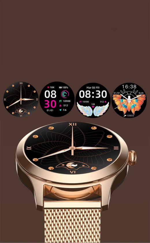 MM Smart Watch FW Gold 76747 stijlvol en trendy smartwatch | bol.com