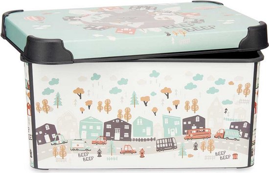 Opbergbak Road Plastic 5 L (19 x 13,5 x 29 cm) | bol.com