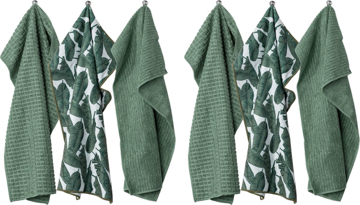 Tiseco Essentials Keukendoek - set van 3 stuks - Microvezel - 40x60cm ...