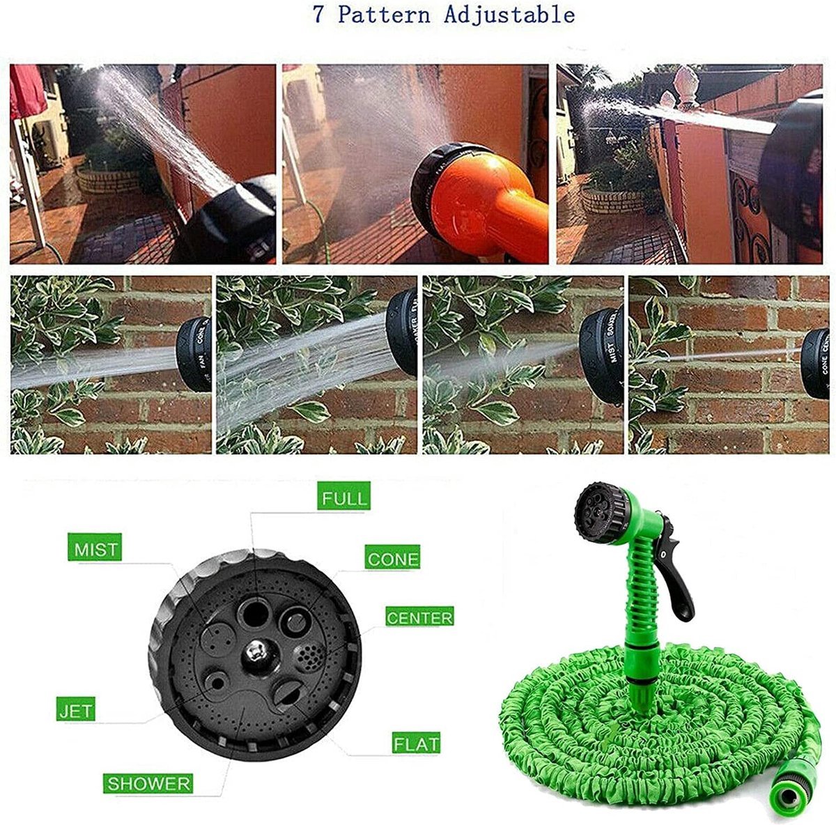 Uitrekbare Tuinslang 10 Meter - Tuinsproeier - Tuin Besproeien ...