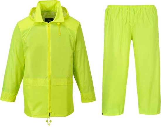 Regenpak Geel Maat M | bol.com