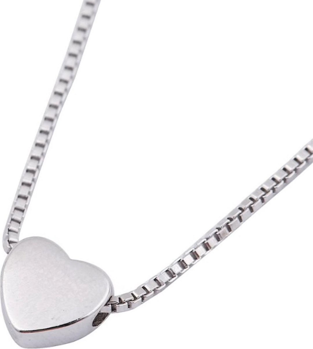 ketting dames zilver | ketting dames hartje | zilver 925 | cadeau voor ...