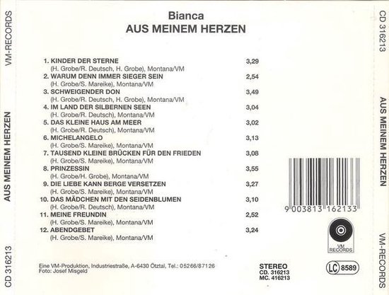 Bianca - Aus meinem herzen, Bianca | CD (album) | Muziek | bol