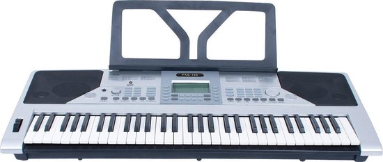 Fazley FKB-180 Keyboard Piano - 61 Toetsen - Aanslaggevoelig - Grijs ...