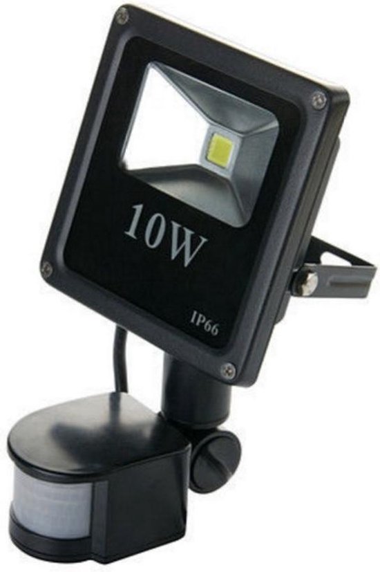 LED BOUWLAMP 10 watt IP66 met Sensor | bol