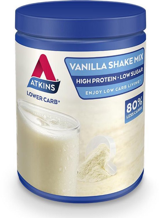 Atkins Advantage Vanille Mix Maaltijdshake - 370 gram | bol