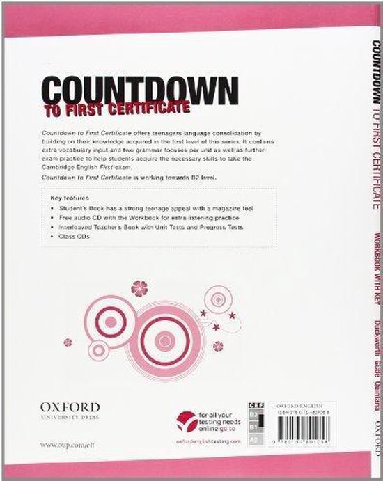 Countdown to First Certificate. Workbook mit Key und CDs ...