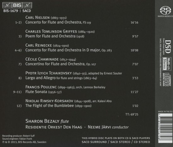 Sharon Bezaly, Residentie Orkest Den Haag, Neeme Järvi - Reinecke ...