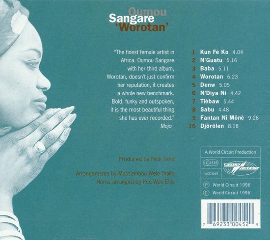 Oumou Sangare - Worotan (CD), Oumou Sangare | Muziek | bol
