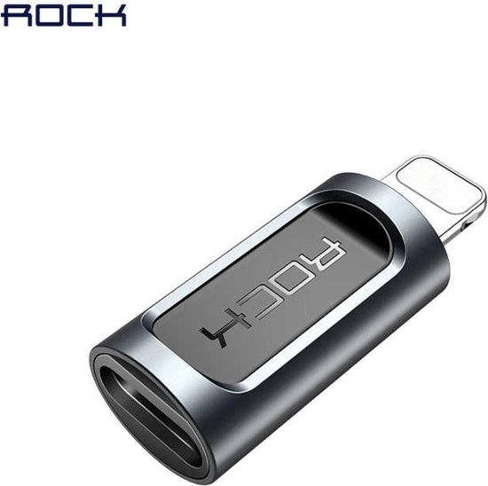 ROCK - Mini Adapter Ligtning naar USB-C Female | bol