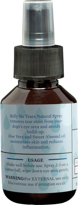 Belly No Tears - Organic Eye Spray for Dogs 100 ml | Eye cleansing for the dog | Dog... | bol