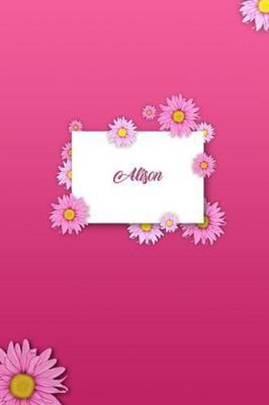 Alison, Chalex Personalized Notebooks | 9781092299145 | Boeken | bol.com