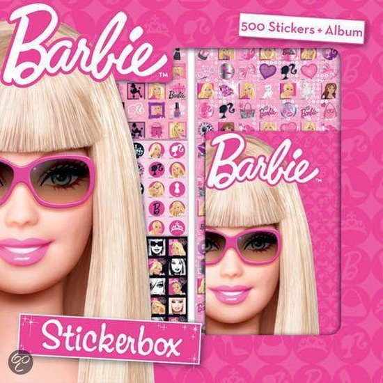 Barbie Stickerbox 500 Stickers + Album | bol