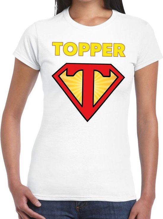 Toppers Super Topper t-shirt dames wit / Wit Super Topper shirt dames ...