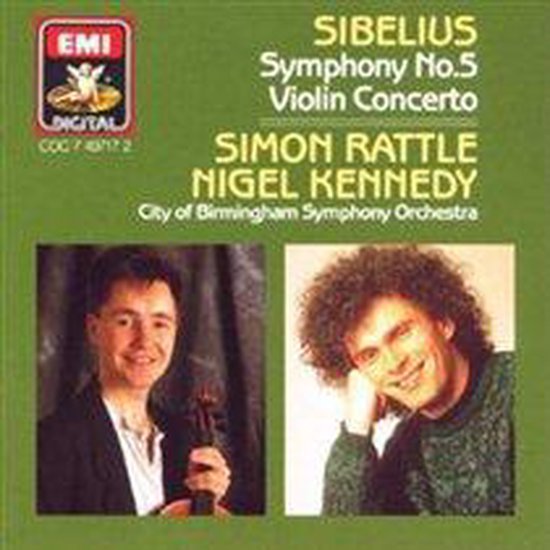 Sibelius: Symphony no 5, Violin Concerto / Rattle, Kennedy, CBSO, City Of Birmingham... | bol.com