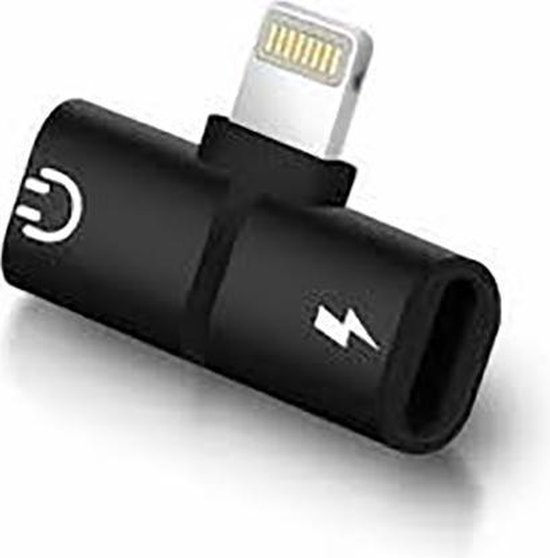 Audio Adapter Splitter Zwart - Opladen en Audio Beluisteren - iPhone ...