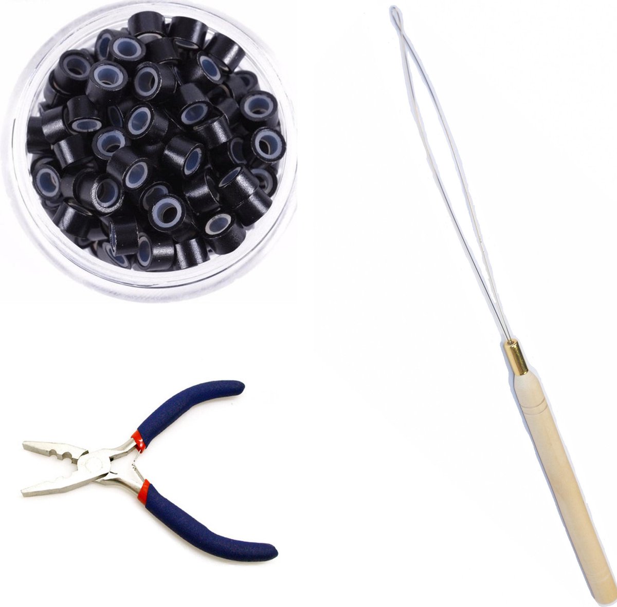 Combo_Microring met silicone 100 stuks_ bevat [microring met silicone ...