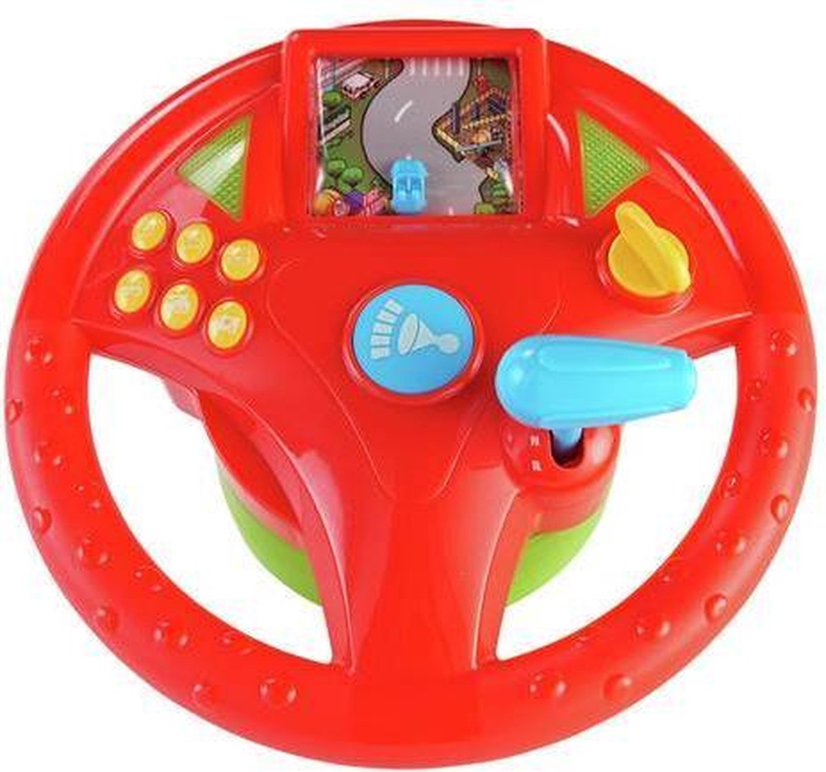 autostuur in wielvorm met richtingaanwijzers, startgeluiden... | bol.com