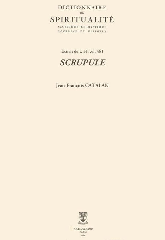 SCRUPULE (ebook), Jean-François CATALAN | 9782701079042 | Boeken | bol.com