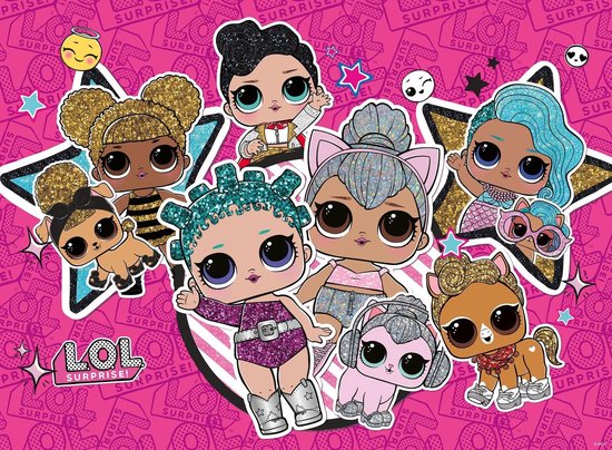 RAVENSBURGER - Puzzel 200 stukjes XXL Girl power / LOL Surprise | bol.com