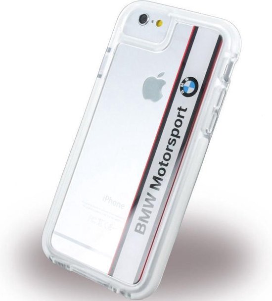 BMW M Shockproof Case - iPhone 7 Plus (5.5") - Transparant / Wit | bol.com