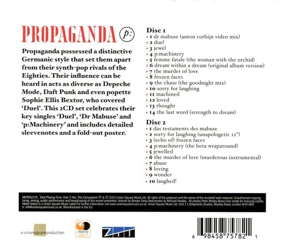 The Best Of, Propaganda | CD (album) | Muziek | bol