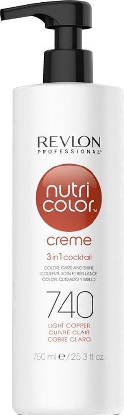 Revlon NUTRI COLOR creme #740-light copper 750 ml | bol.com