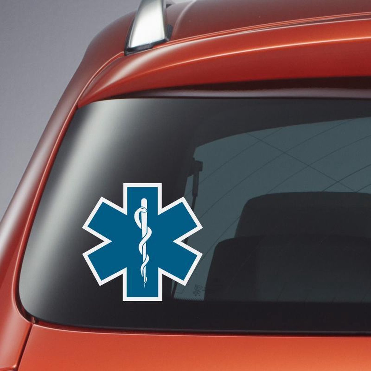 5 Vinyl stickers met logo ambulancier 5cmx5cm | bol.com