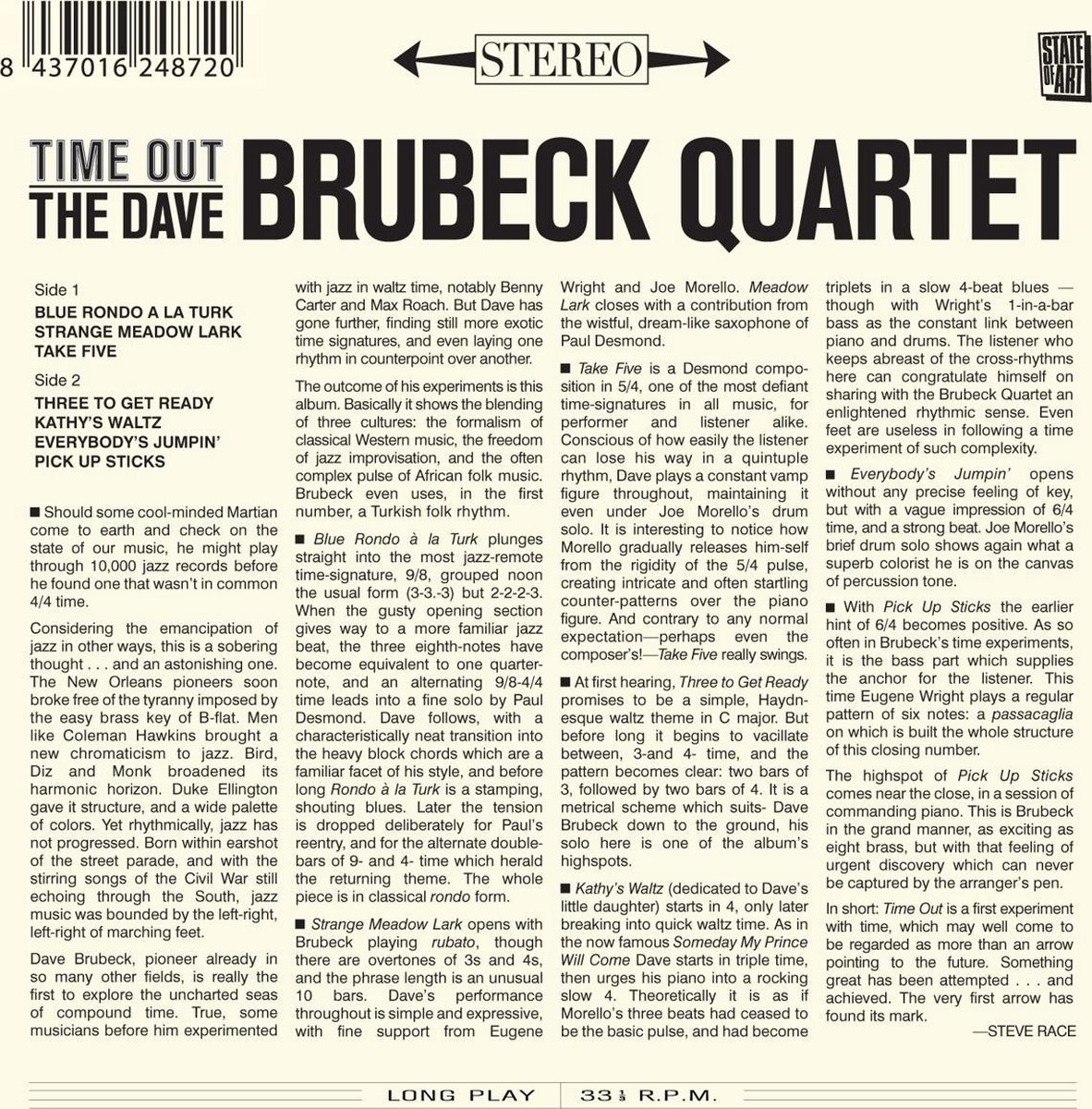 Time Out + Brubeck Time - Brubeck Dave, Dave Brubeck Quartet | CD ...