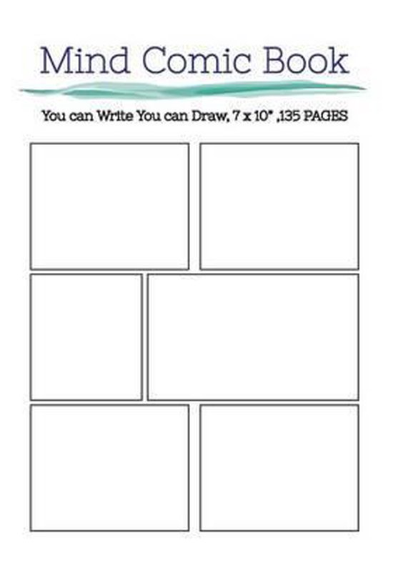 Blank Graphic Novel Book, Mind Comic | 9781537414348 | Boeken | bol.com