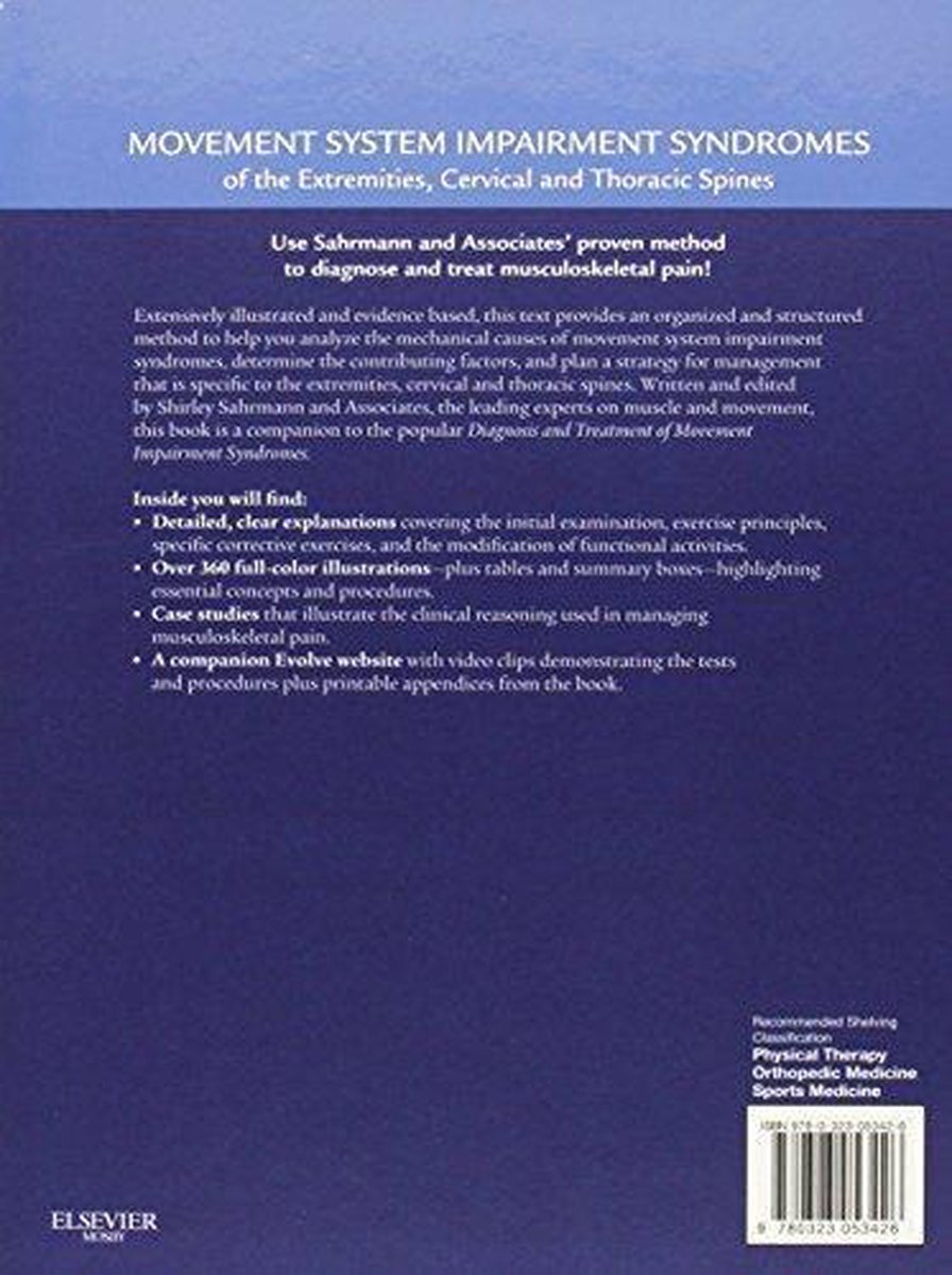 Movement Impairment Syndromes Extremitie | 9780323053426 | Shirley ...