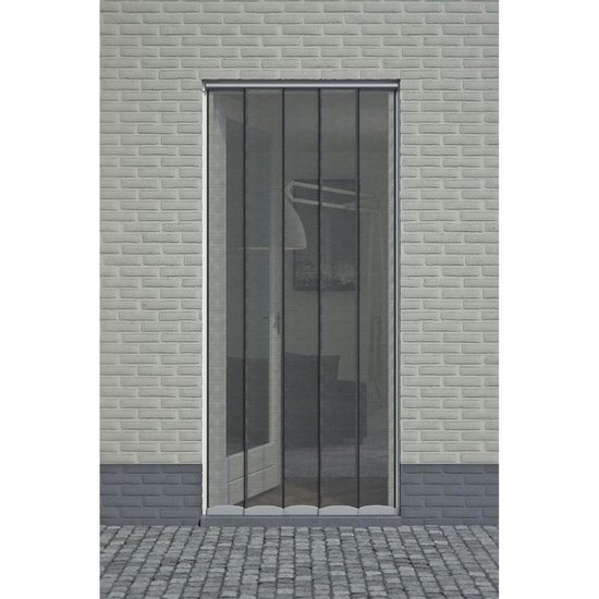 Fikszo horgordijn Design kleur taupe 240x95 cm | bol