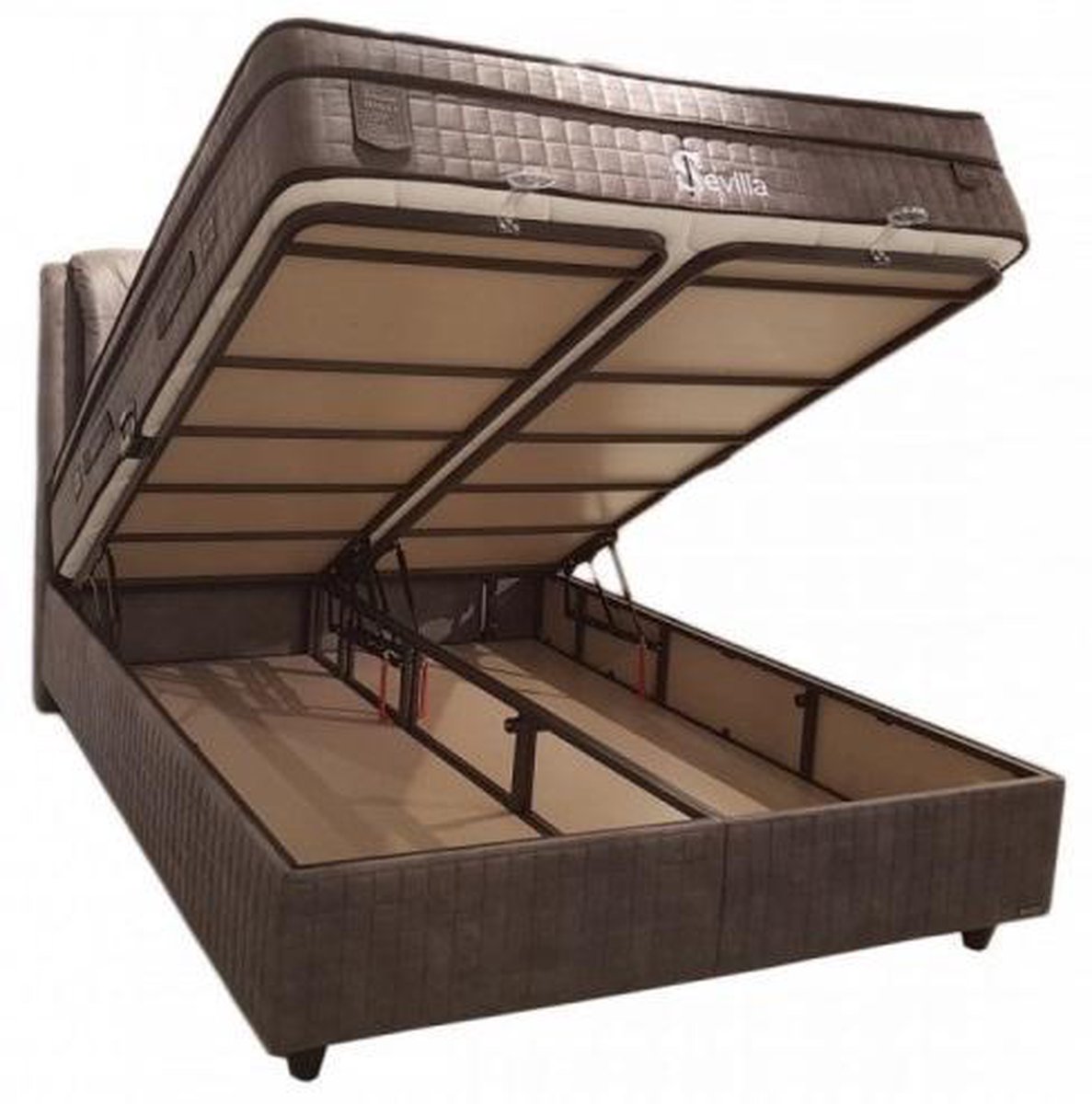 Boxspring avec espace de rangement - Boxspring de rangement Sevilla ...