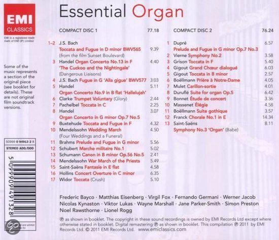 Essential Organ, various artists | CD (album) | Muziek | bol