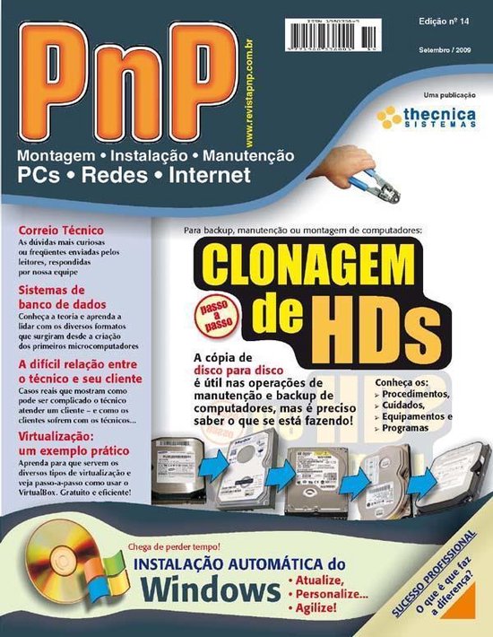 PnP Digital nº 14 - Clonagem de HDs, Instalação Automática do Windows ...