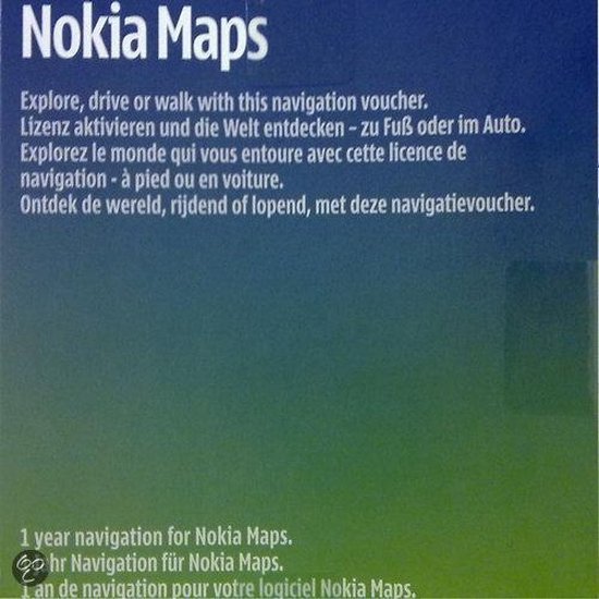 Nokia Navigatie Content Kaart voor Nokia Maps 2.0 en Ovi Maps 3.0 (Europa) | bol.com