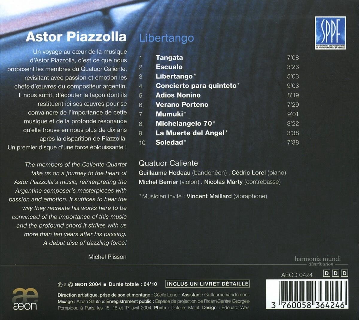 Libertango, Astor Piazzolla | CD (album) | Muziek | bol.com