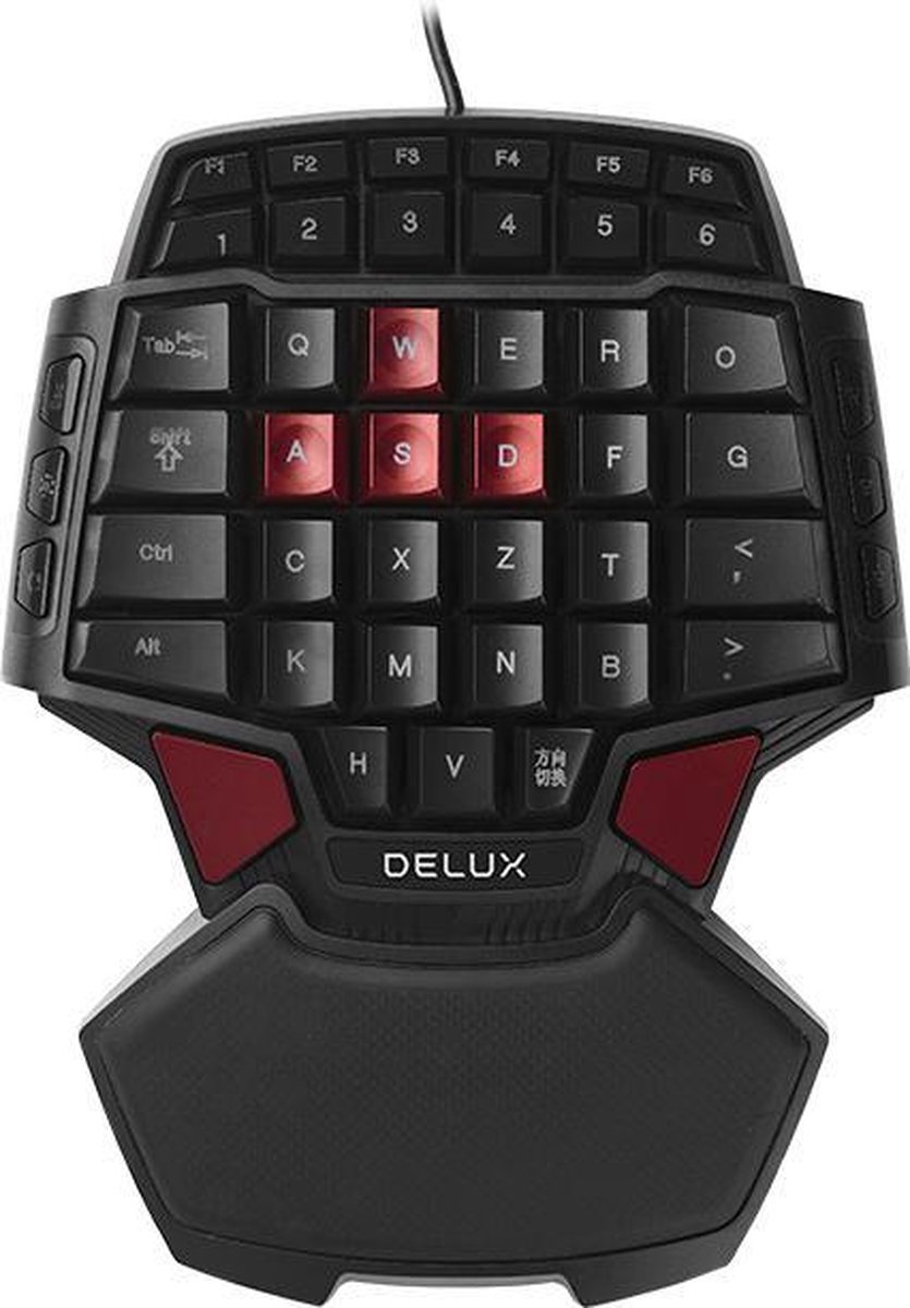 Delux T9U single hand gaming keypad | bol